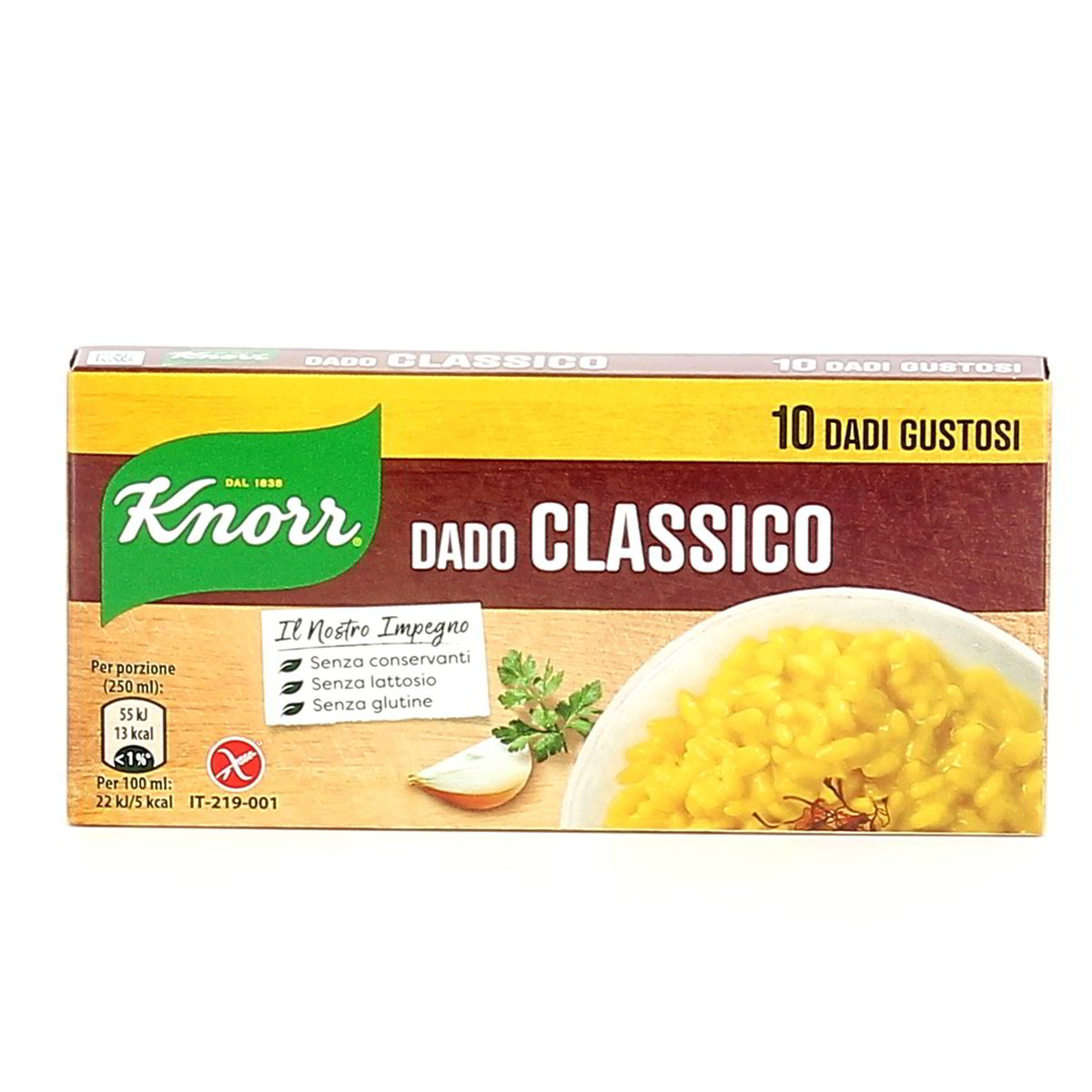 IL DADO CLASSICO x10 KNORR 100 g in dettaglio | Castoro Spesa Online